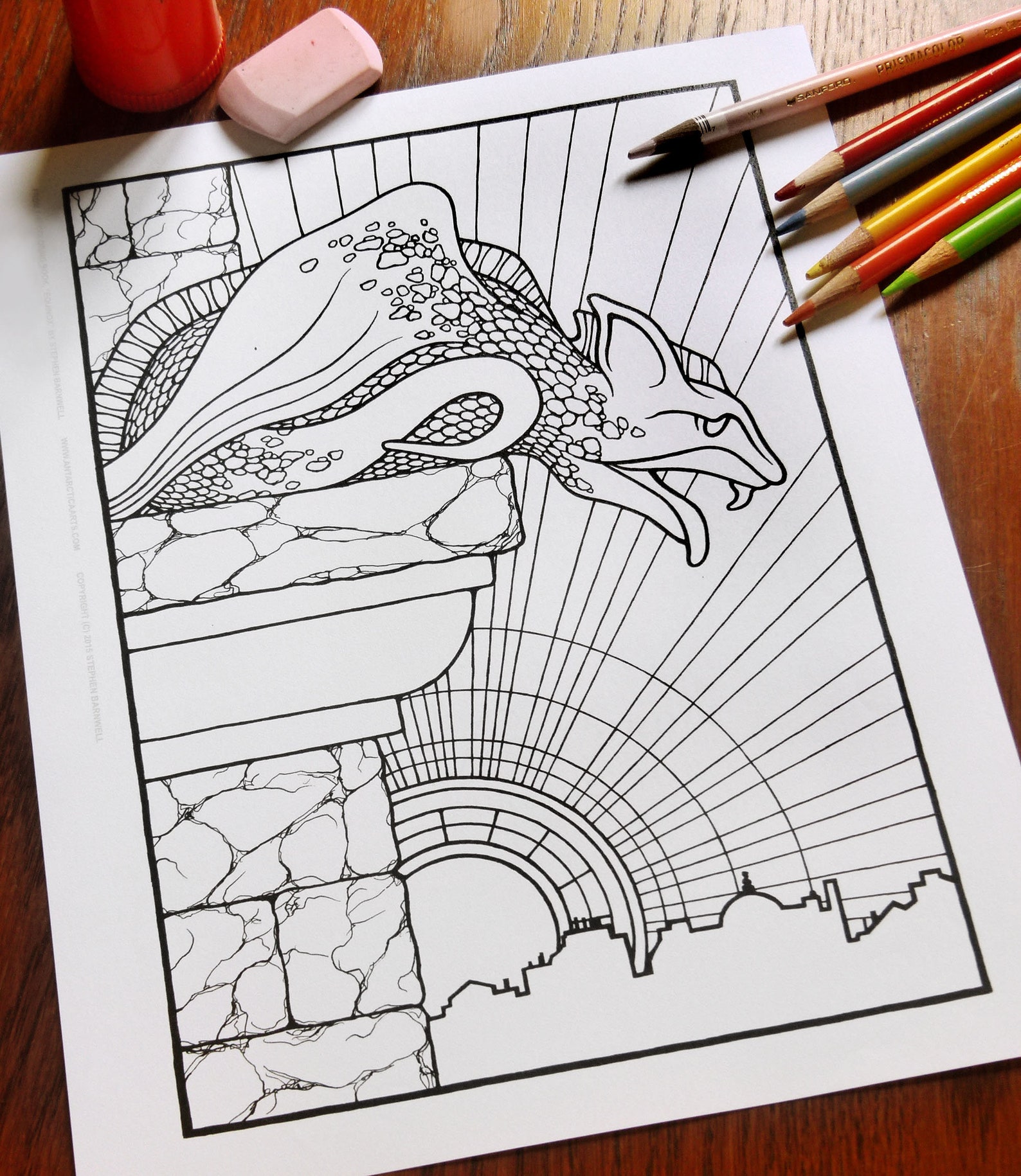 Fantasy Coloring Pages Digital Download Coloring Page | Etsy