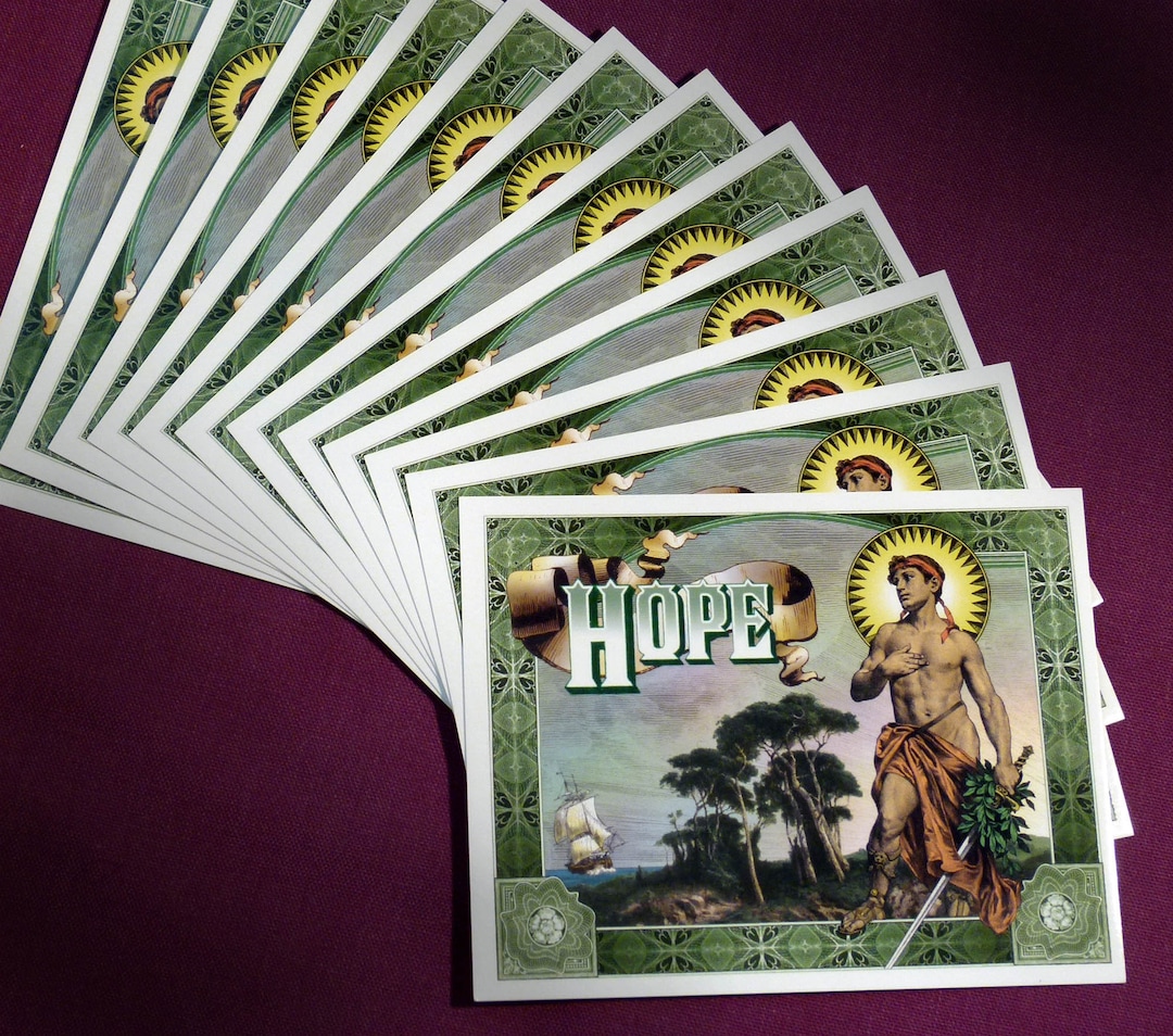 Postcard Set - HOPE - Set of 12 Postcards - Pen Pal - Snail Mail - Etsy