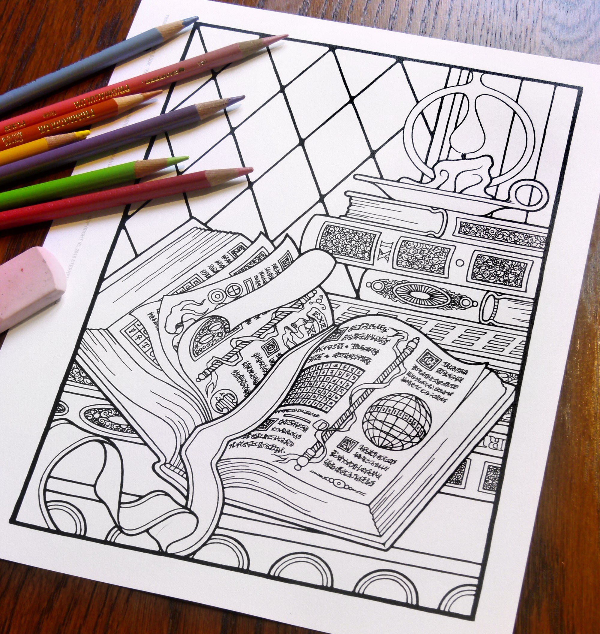 Fantasy Coloring Pages - Digital Download - Coloring Page - Colouring ...