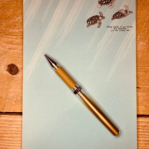 Turtle Stationery Set. Letter Writing Kit With Sea Turtle Artwork. Eco ...