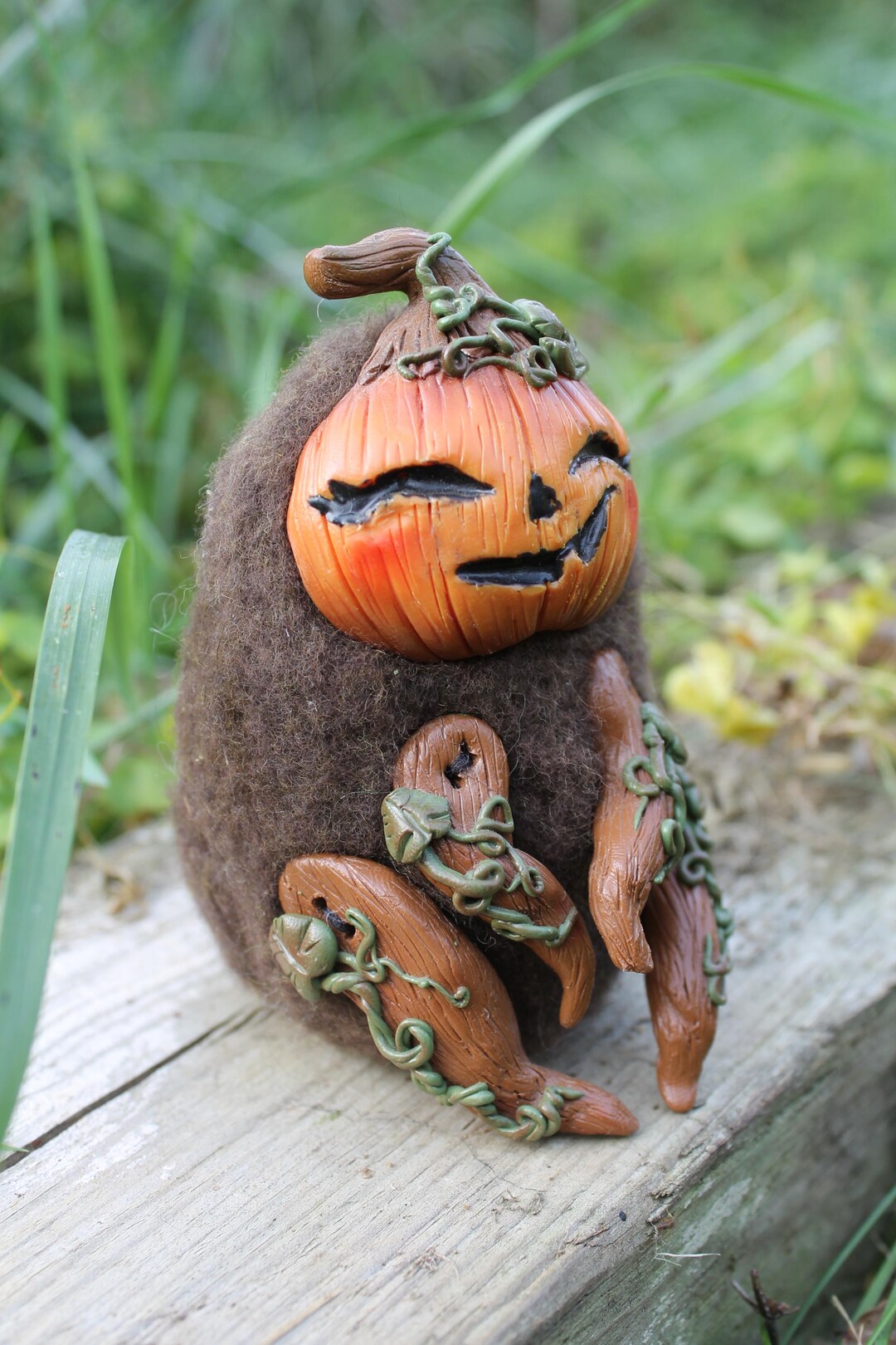 Pumpkin Sprite Art Dolls - Etsy