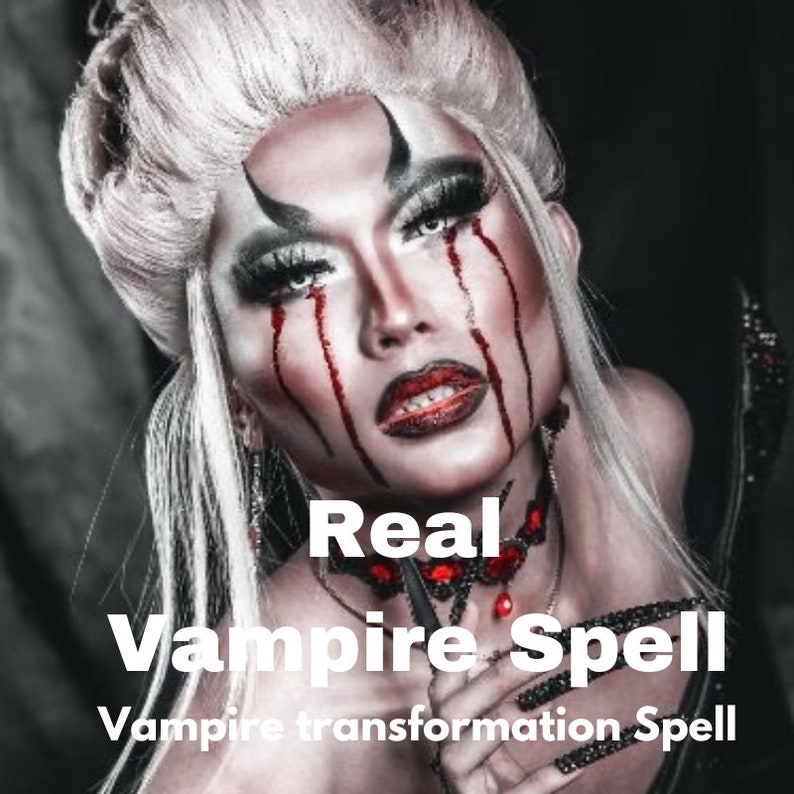 Vampire Transformation Spell Real Spell of Vampire Transformation - Etsy