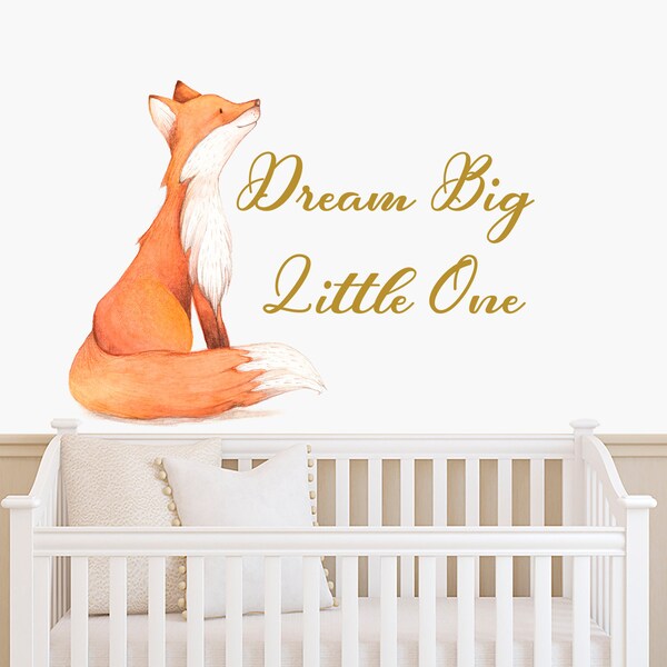 Fox Wall Decal - Etsy