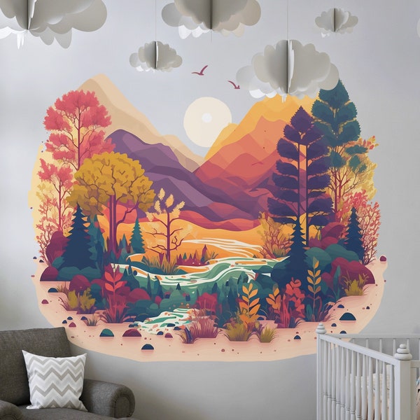 Nature Wall Stickers - Etsy