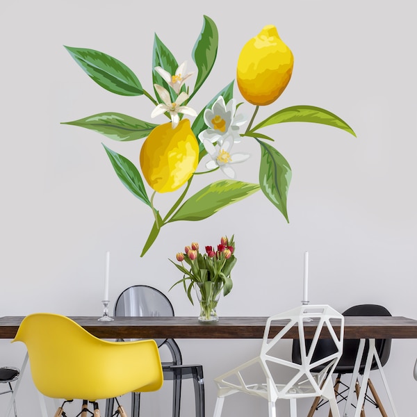 Lemon Wall Decals - Etsy