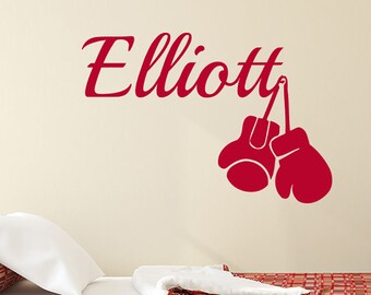 Boxing Wall Decals - Etsy