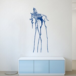 Wall Decals Salvador Dali Elephant Decal Vinyl Sticker Home - Etsy