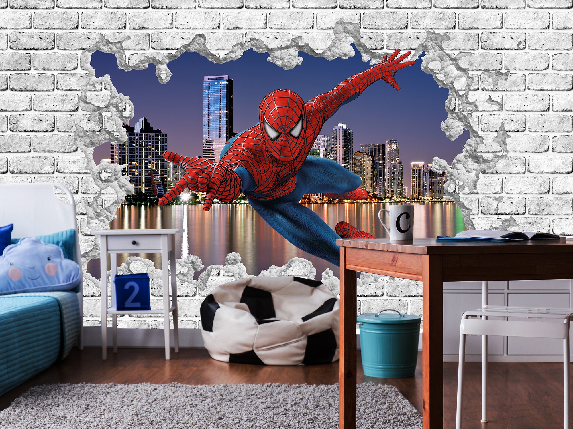 Superhero Wall Murals