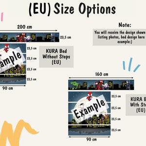 Spidey Kura Bed Peel and Stick, Ikea Twin Bed Decals for Toddler Boy ...