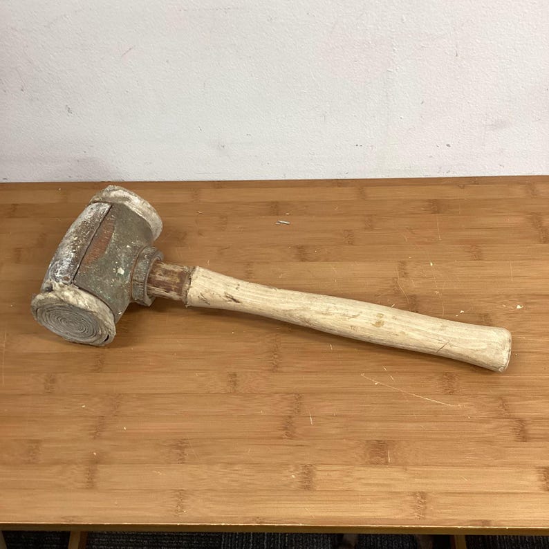 Antique Garland No. 5 Split Head Rawhide Mallet Hammer - Etsy