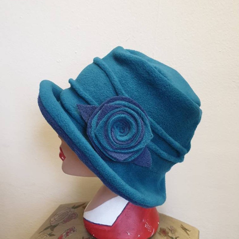 Vintage Teal Hats - Etsy UK