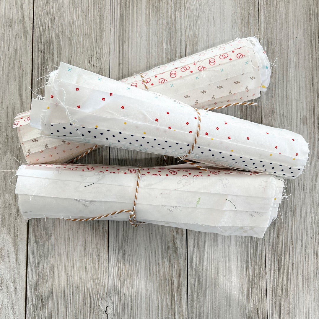 Scrappy 1/16th Bundle of 20 White Background and Hush Hush Prints - Etsy