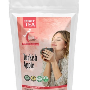 Turkish Apple Fruit Tea - 20 Tea Bags - Etsy