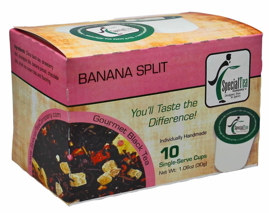 Banana Split Tea Black Tea Single Serve Cups 10 Count for | Etsy