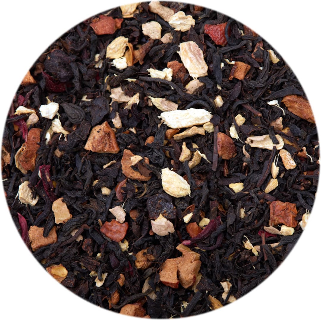 Special Tea Dahl House Organic Black Tea, Ginger & Peach, Loose Leaf 3 ...