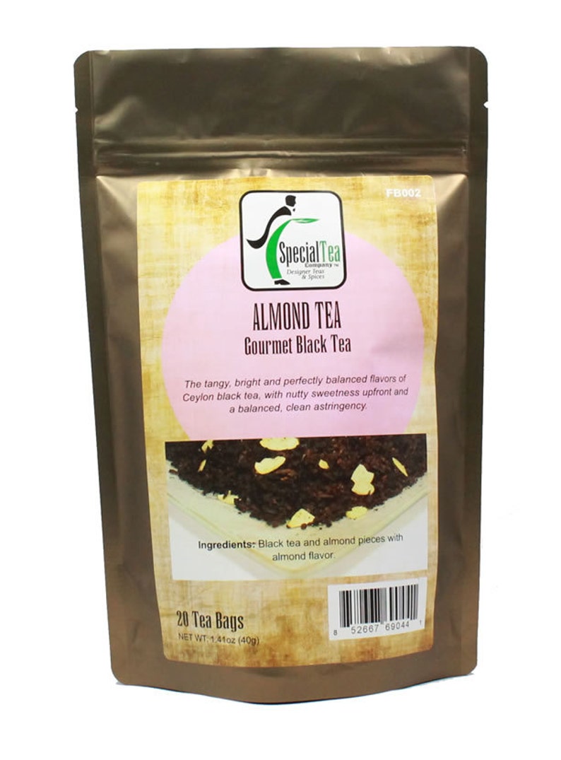 Almond Tea 20 Tea Bags | Etsy