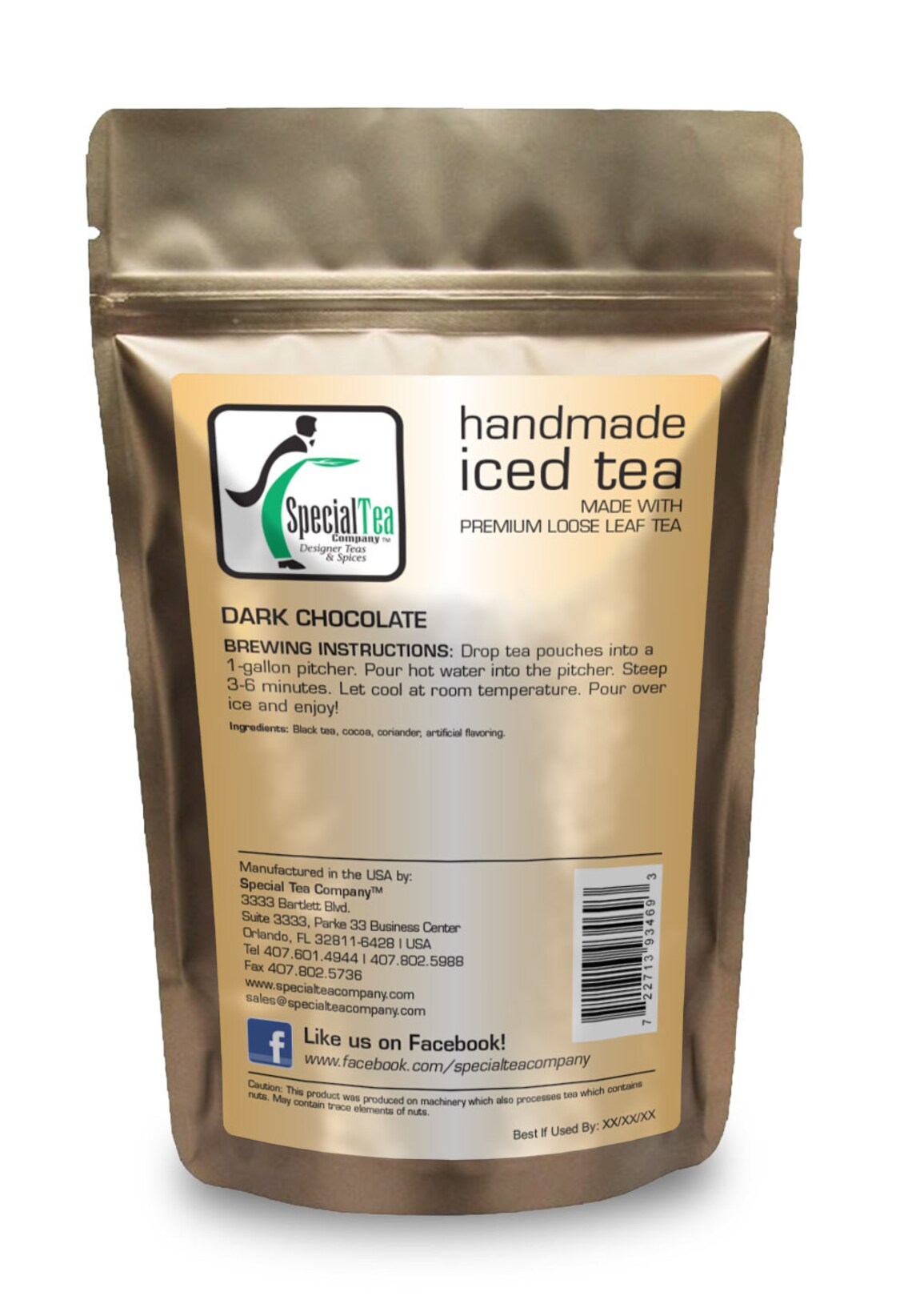 Dark Chocolate Iced Tea Premium Loose Leaf Black Tea - Etsy