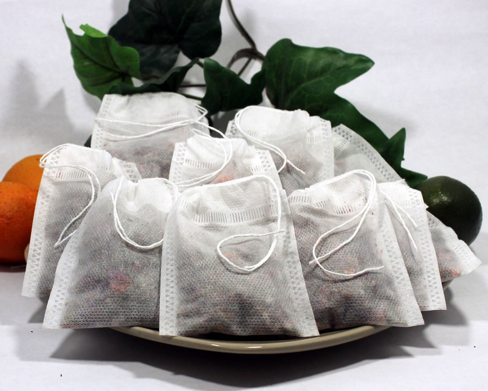 Larger Empty Woven Style Draw String Tea Bags 3.14 X - Etsy