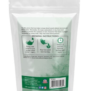 Cholestea Green Tea Pyramid 15 Sachets | Etsy