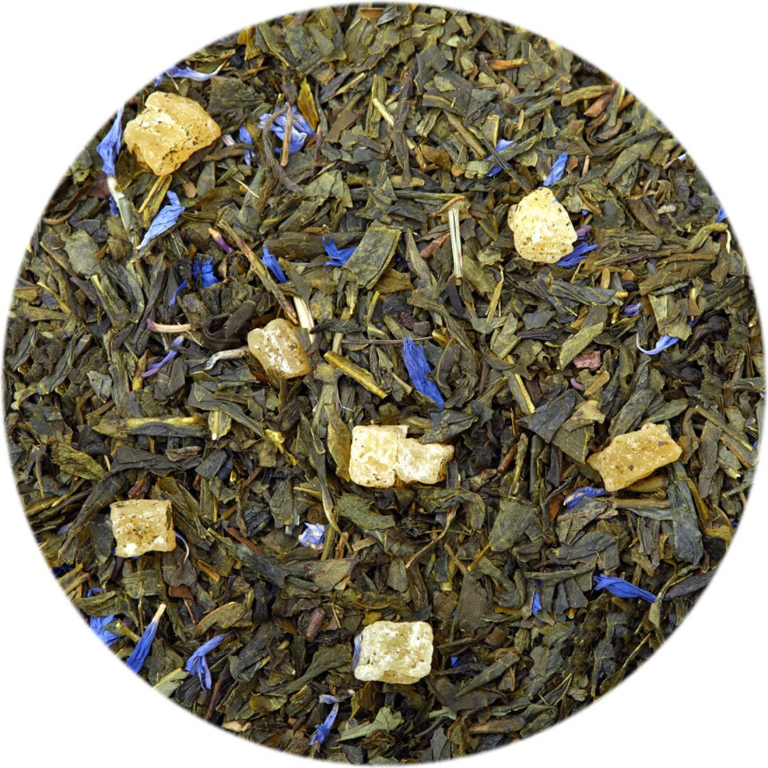 Special Tea Fiji Organic Green Tea, Pineapple & Papaya, Loose Leaf 3 Oz ...