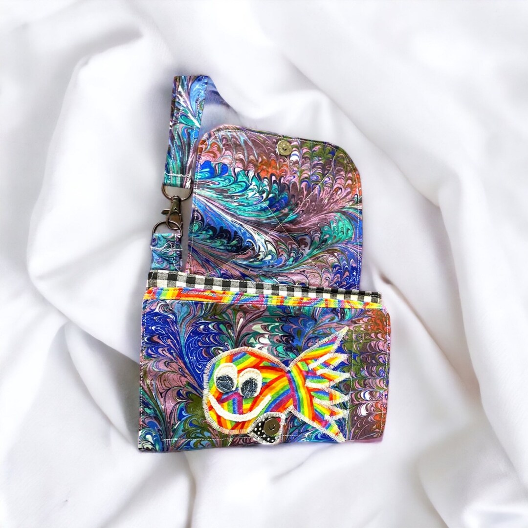 Epolstyle Upcycled Book Cover Makeup Travel Pack Recycled Cotton ...