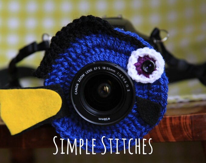 Dory Camera Lens Buddy - Crocheted Lens Helper - Etsy