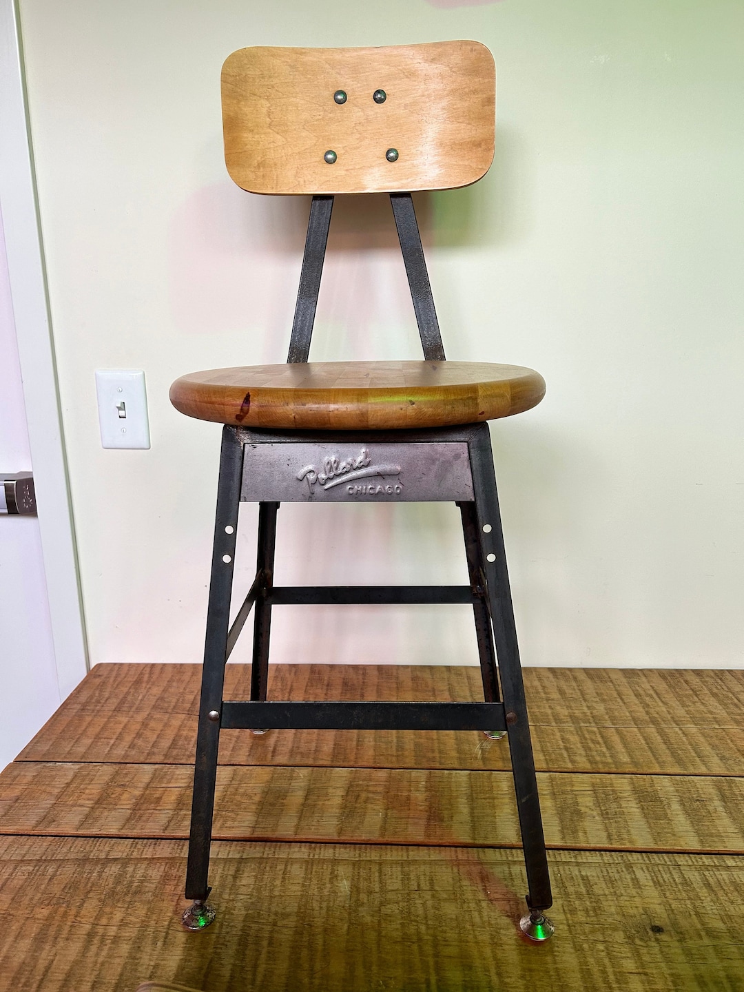 Pollard Bros Chicago Stool Chair - Etsy