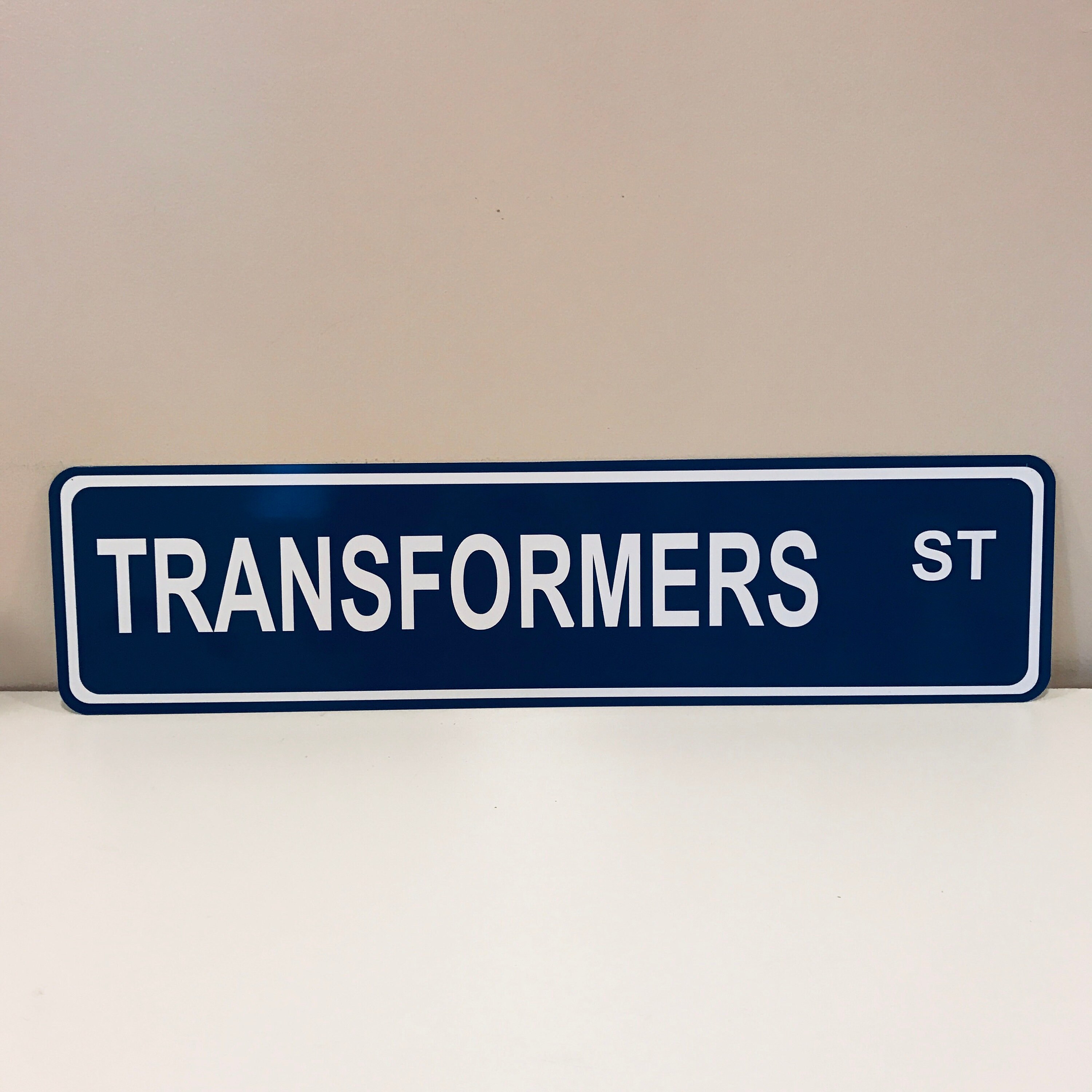 Transformers Street ST Sign 6 X 24 - Etsy Sweden