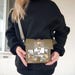 Camouflage Leather Shoulder Bag, Mini Military Style Camo Crossbody ...