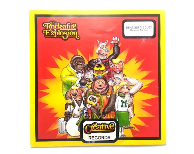 Rockafire Explosion 1981 Vinyl Record Beatles Medley Roast Beef ...