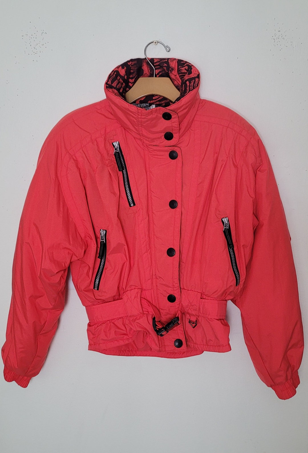 Vintage 90s Ski Jacket | Coral Pink | Obermeyer | Women's Size 8 - Etsy