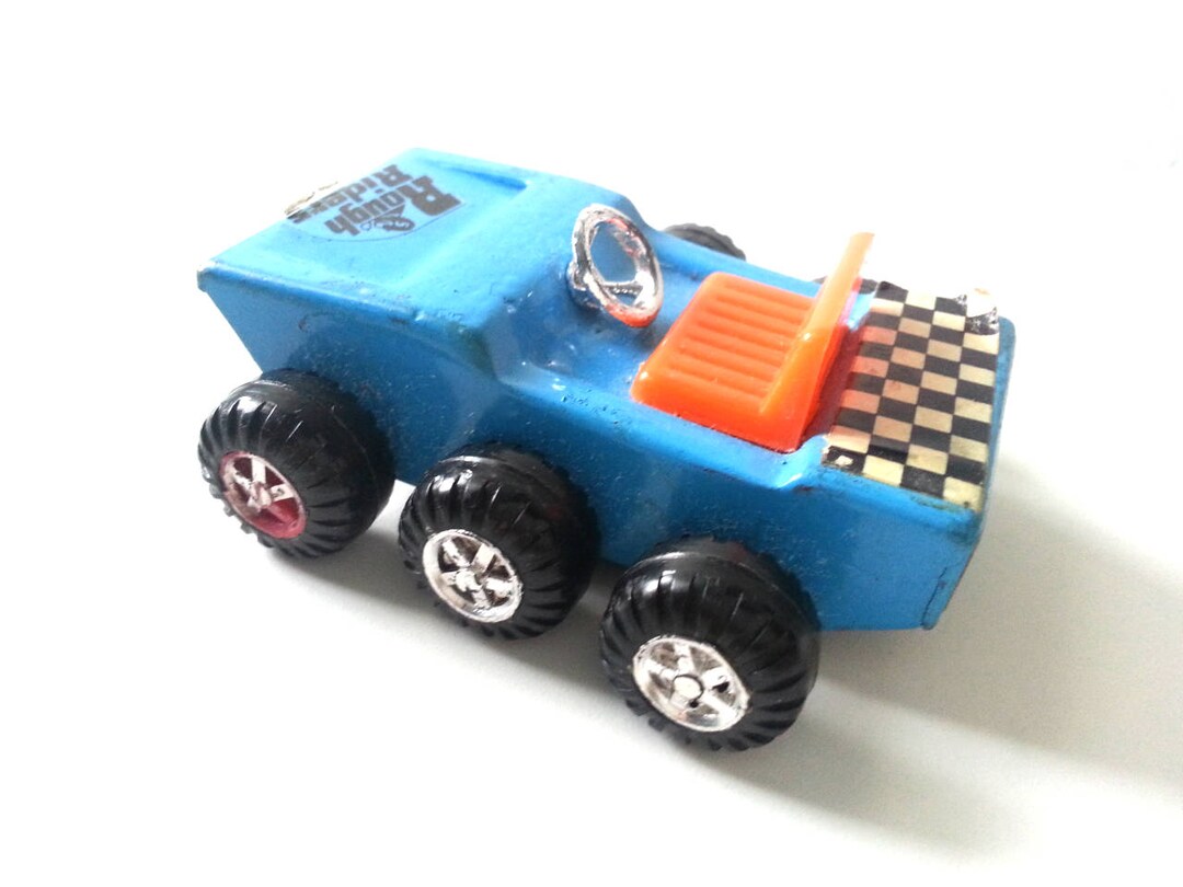 Vintage Rough Riders Toy Car | the Snake | Blue | 6 X 6 Off-road Racer ...