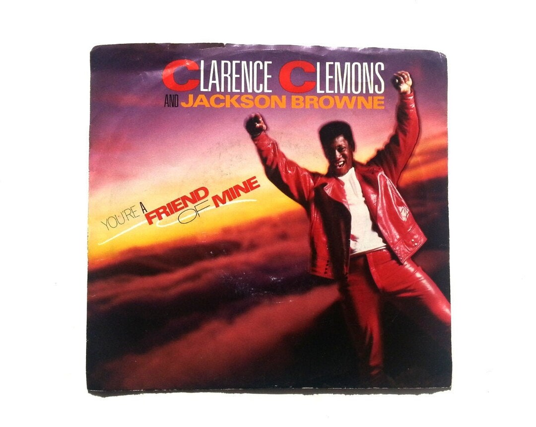 Clarence Clemons and Jackson Browne 1985 | You're A Friend of Mine ...