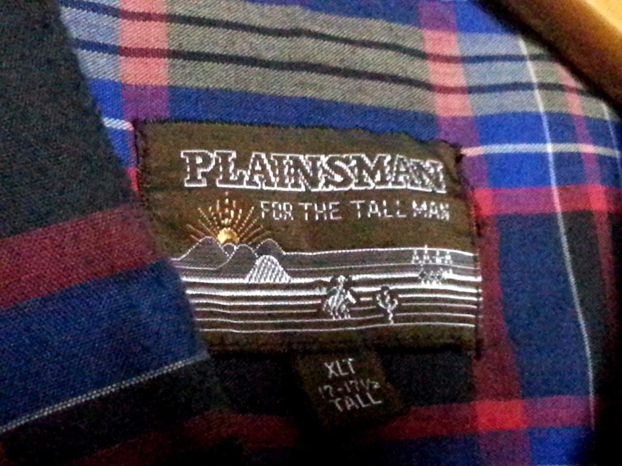 Vintage Western Shirt Plaid Plainsman Men's Extra - Etsy
