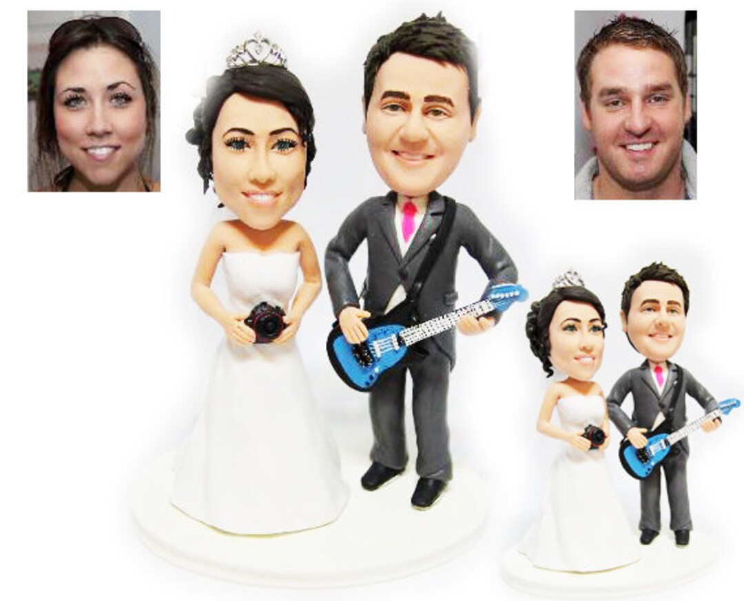 Personalised Wedding Cake Topper - Musical Artists (free Shipping) - Etsy