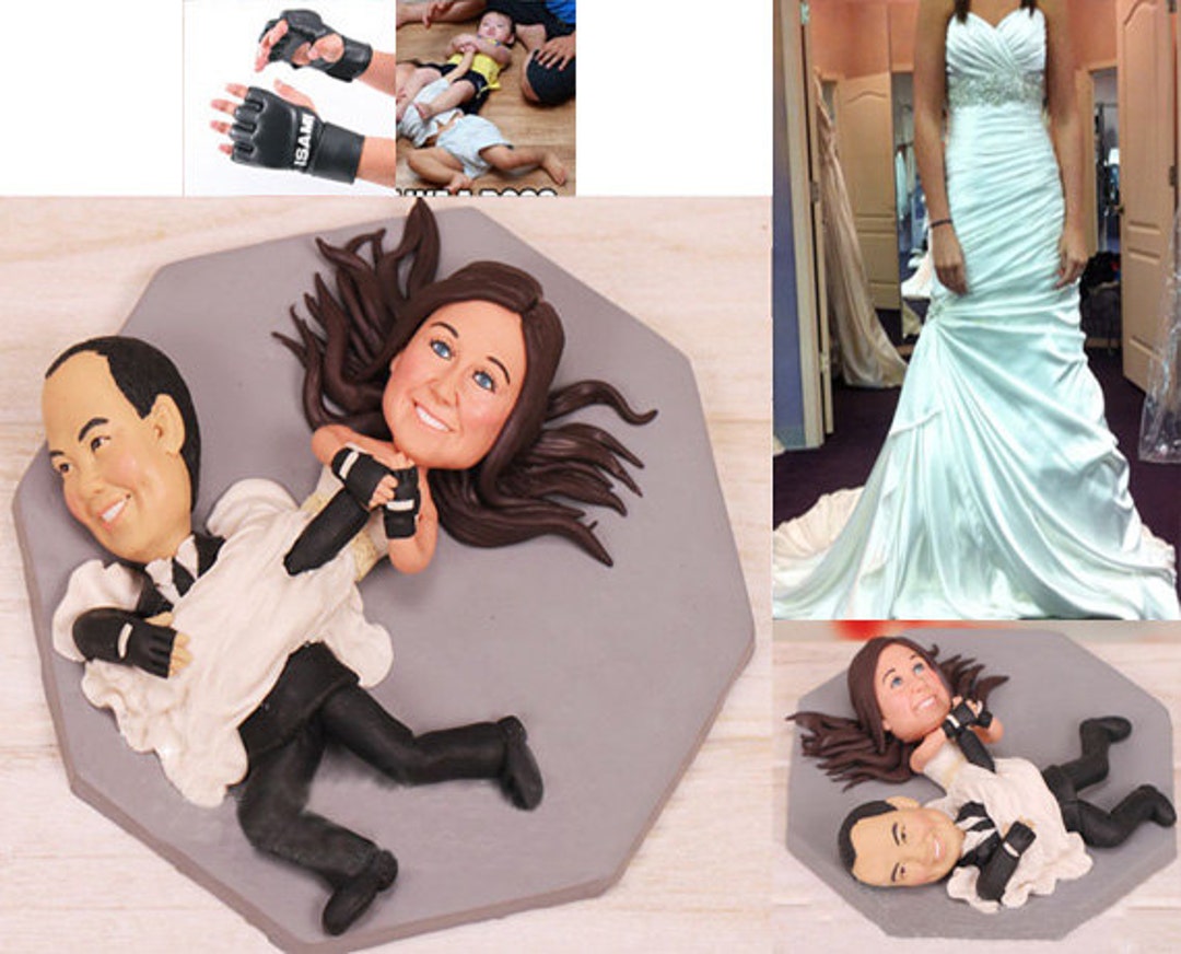 Personalised Wedding Cake Topper - Wrestler Wrestling Cake Toppers ...