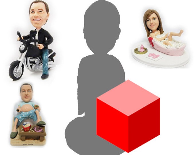 Bespoke Personalised Cake Topper for Single Person With - Etsy