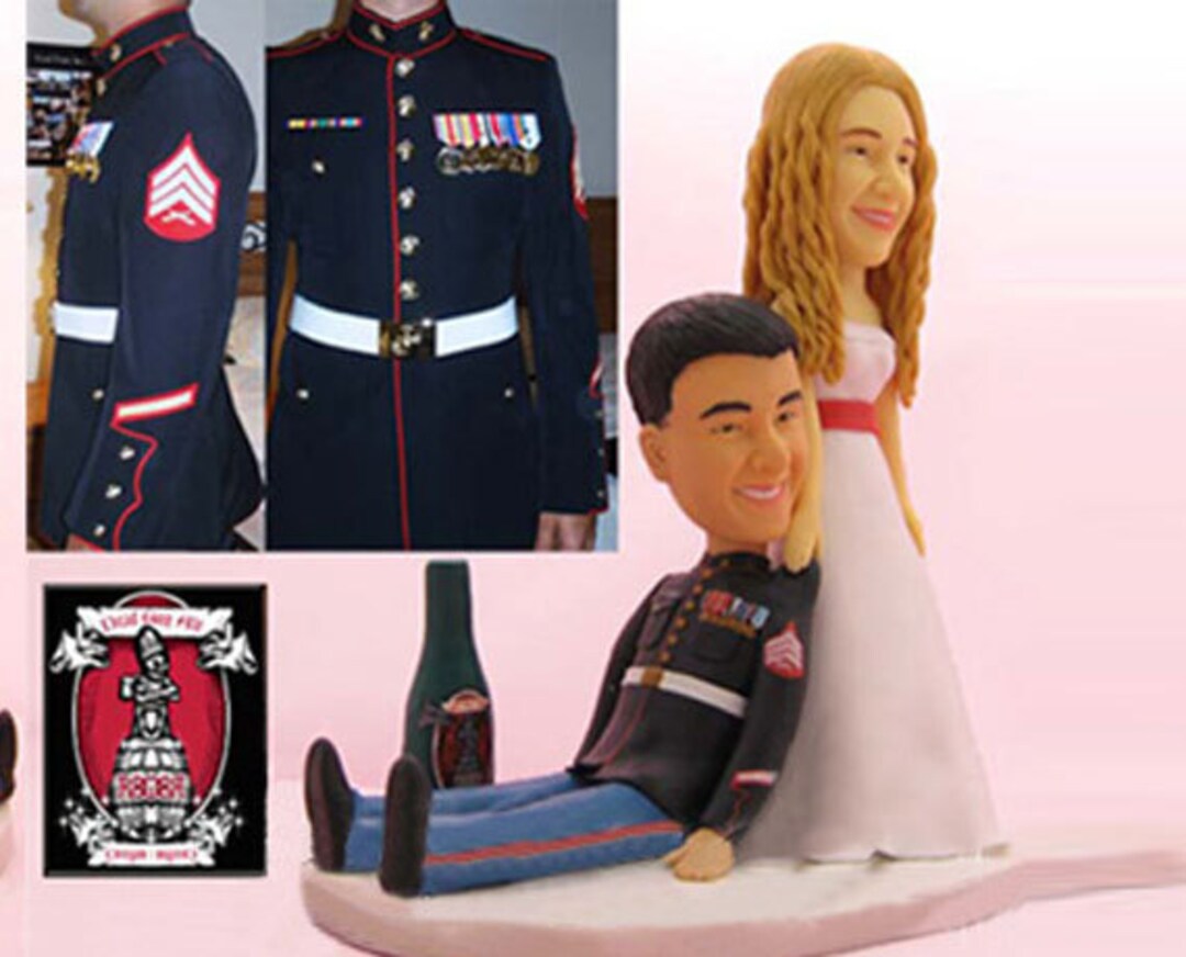 Military Wedding Topper - Personalised Wedding Cake Topper (free ...