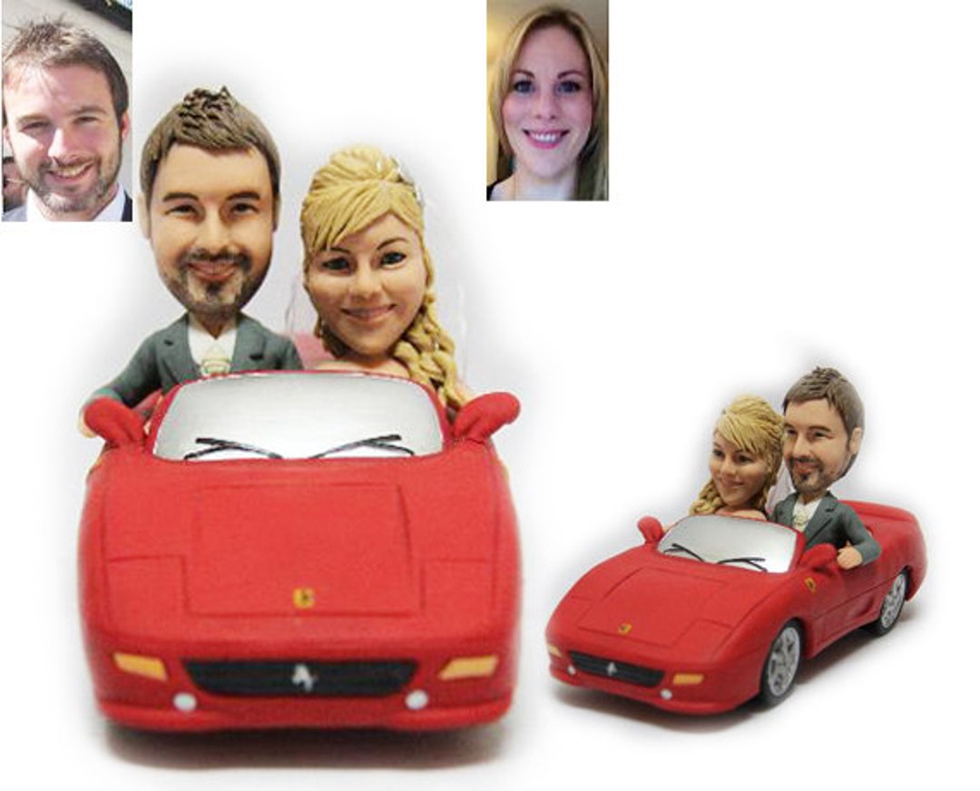 Personalised Wedding Cake Topper - Ferrari Themed Topper (free Shipping ...