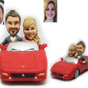 Personalised Wedding Cake Topper - Ferrari Themed Topper (free Shipping ...