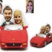 Personalised Wedding Cake Topper - Ferrari Themed Topper (free Shipping ...