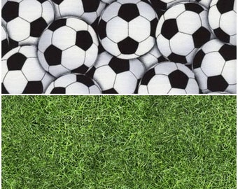 Soccer fabric | Etsy