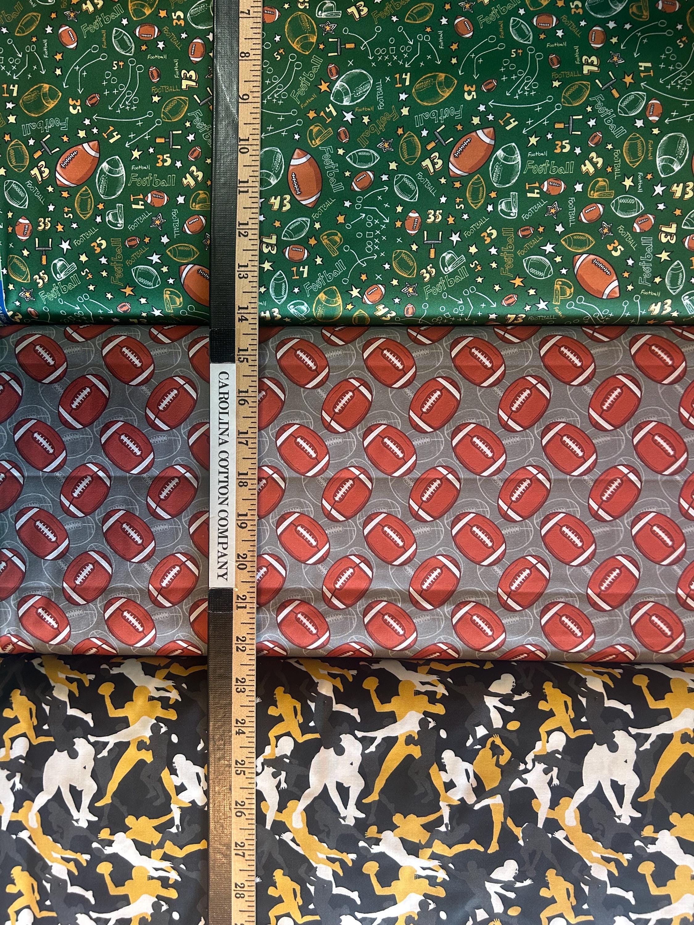 Sports Footballs 100% Cotton Fabrics for Quilting! 7 Styles - Etsy