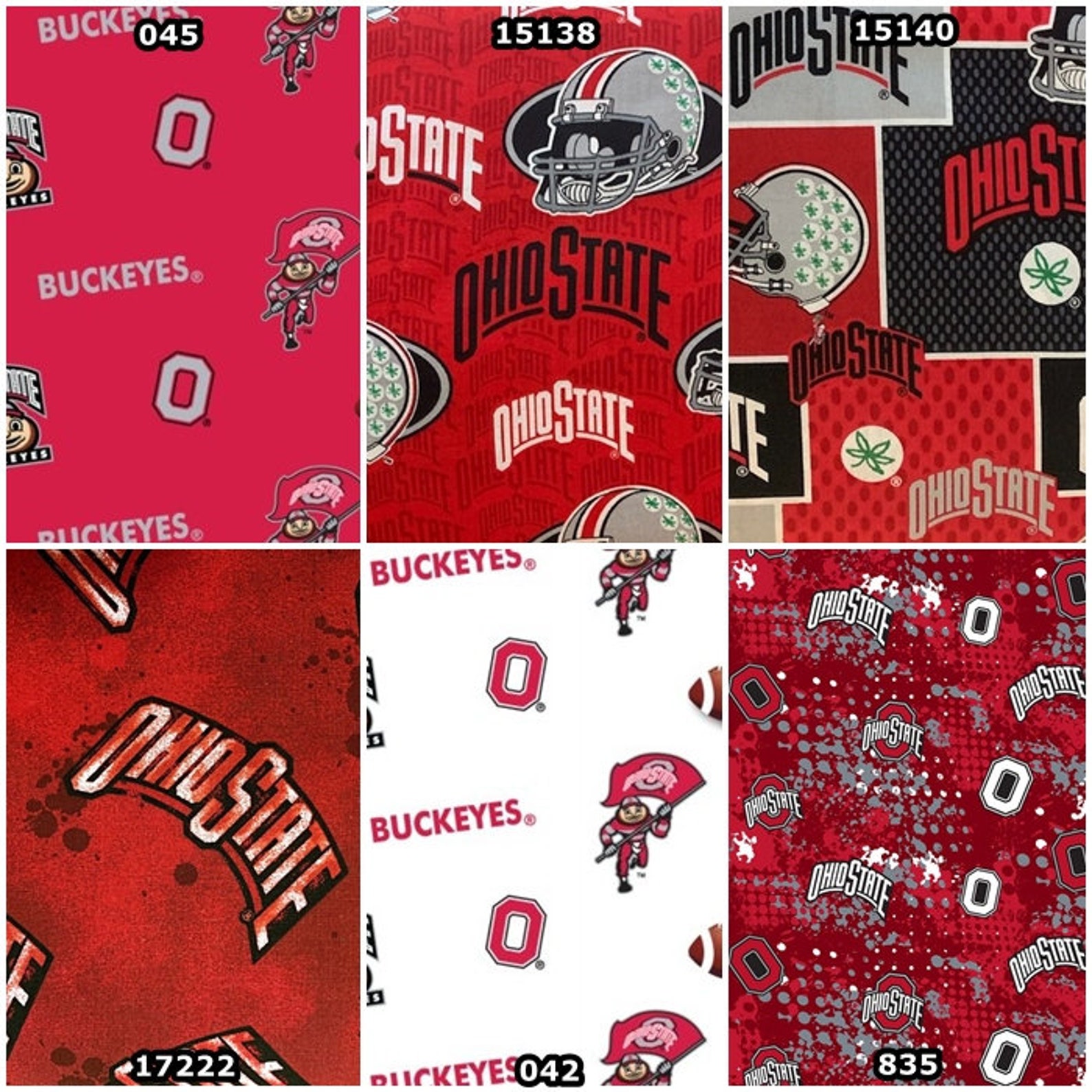 NCAA the Ohio State University Buckeyes Red & Black College - Etsy