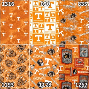 NCAA University of Tennessee Vols Orange & White College Logo 100% ...
