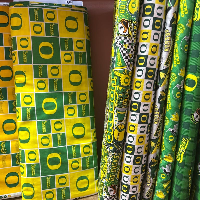 Oregon University Fabrics - Etsy