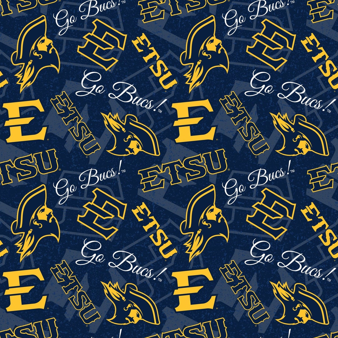 NCAA East Tennessee State University Buccaneers ETSU-1178 Navy 100% ...