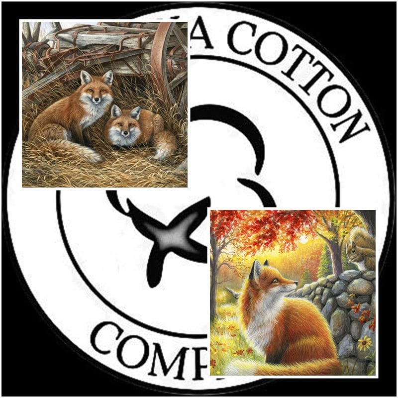 Fox Fabric Panel - Etsy