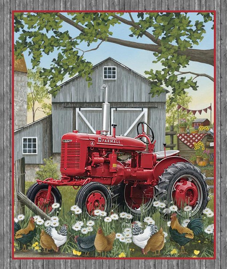 Farmall 10524 American Faith 100% Cotton Fabric by 36" Panels! - Etsy