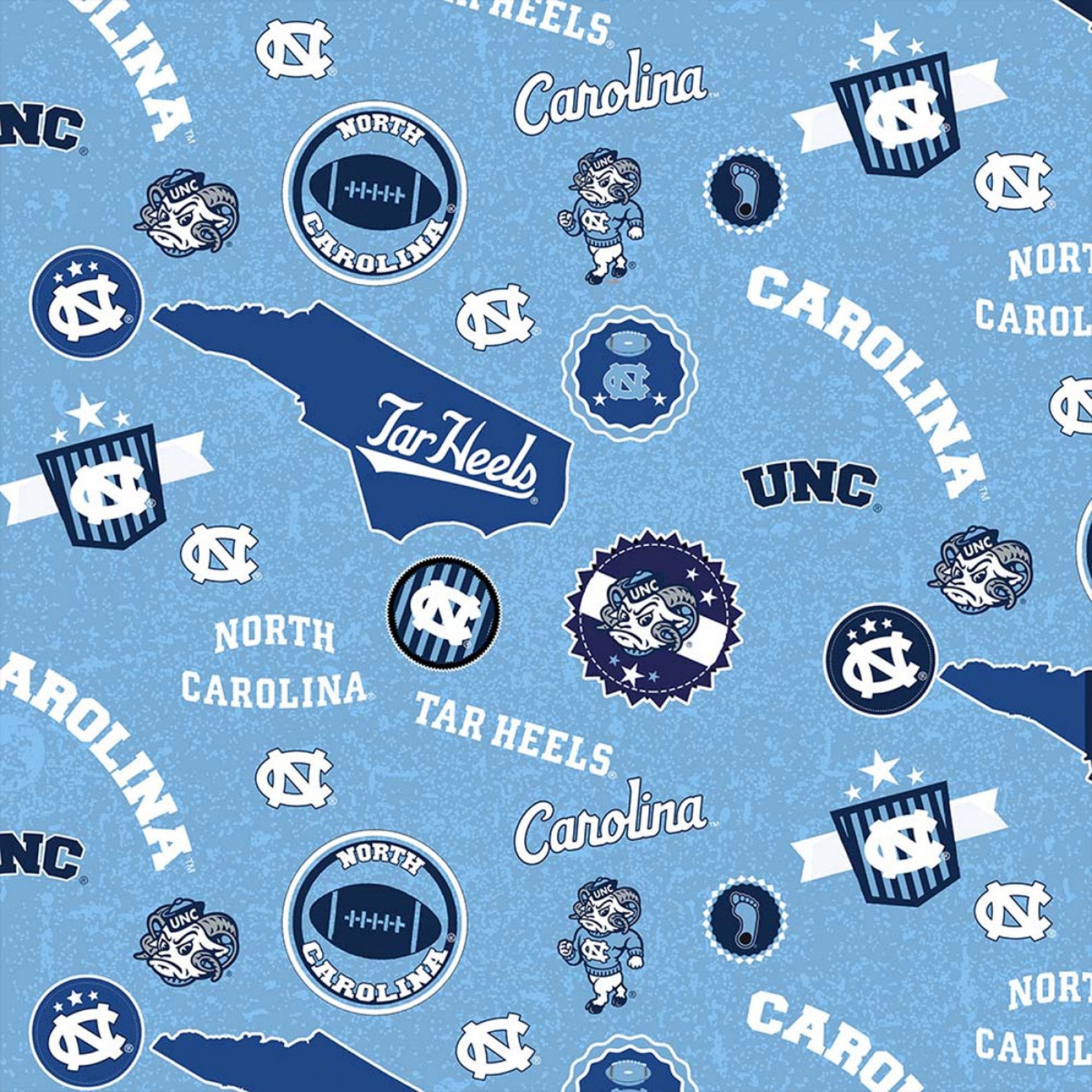 NCAA University of North Carolina UNC Tarheels College Logo - Etsy